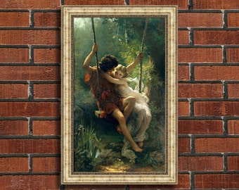 Pierre Auguste Cot spring Time Framed Canvas | Etsy