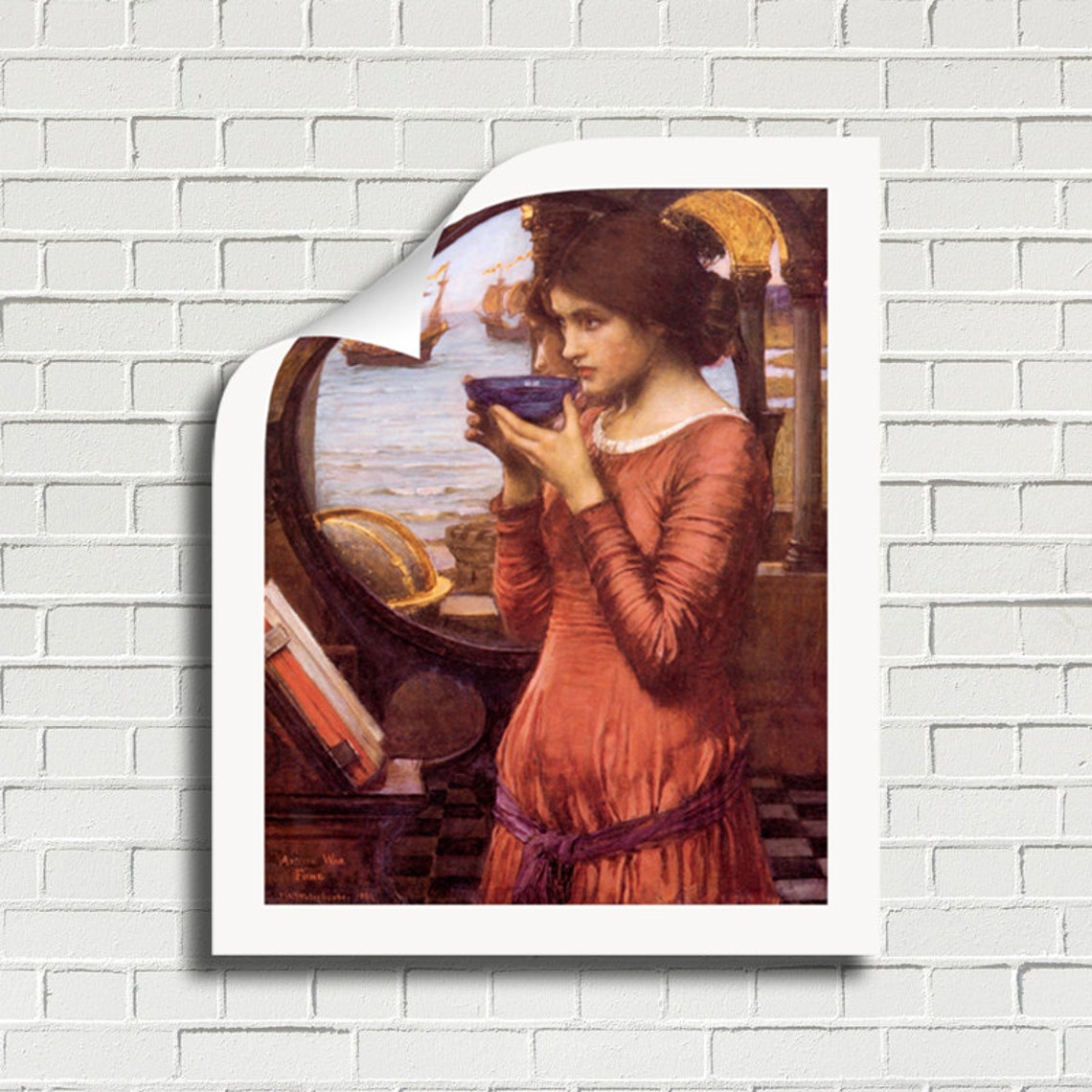John William Waterhouse destiny Framed Canvas | Etsy