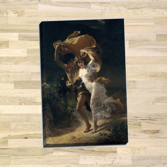 Pierre Auguste Cot the Storm Gallery Wrapped - Etsy Ireland