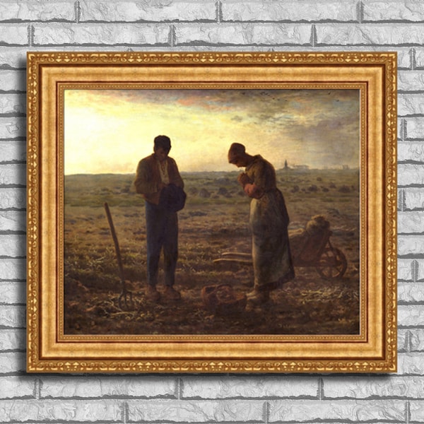 The Angelus Print - Etsy