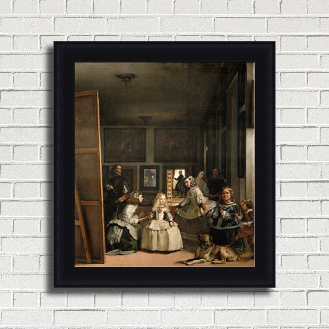 Las Meninas by Diego Velázquez: Framed Canvas Giclee Art Print - Etsy