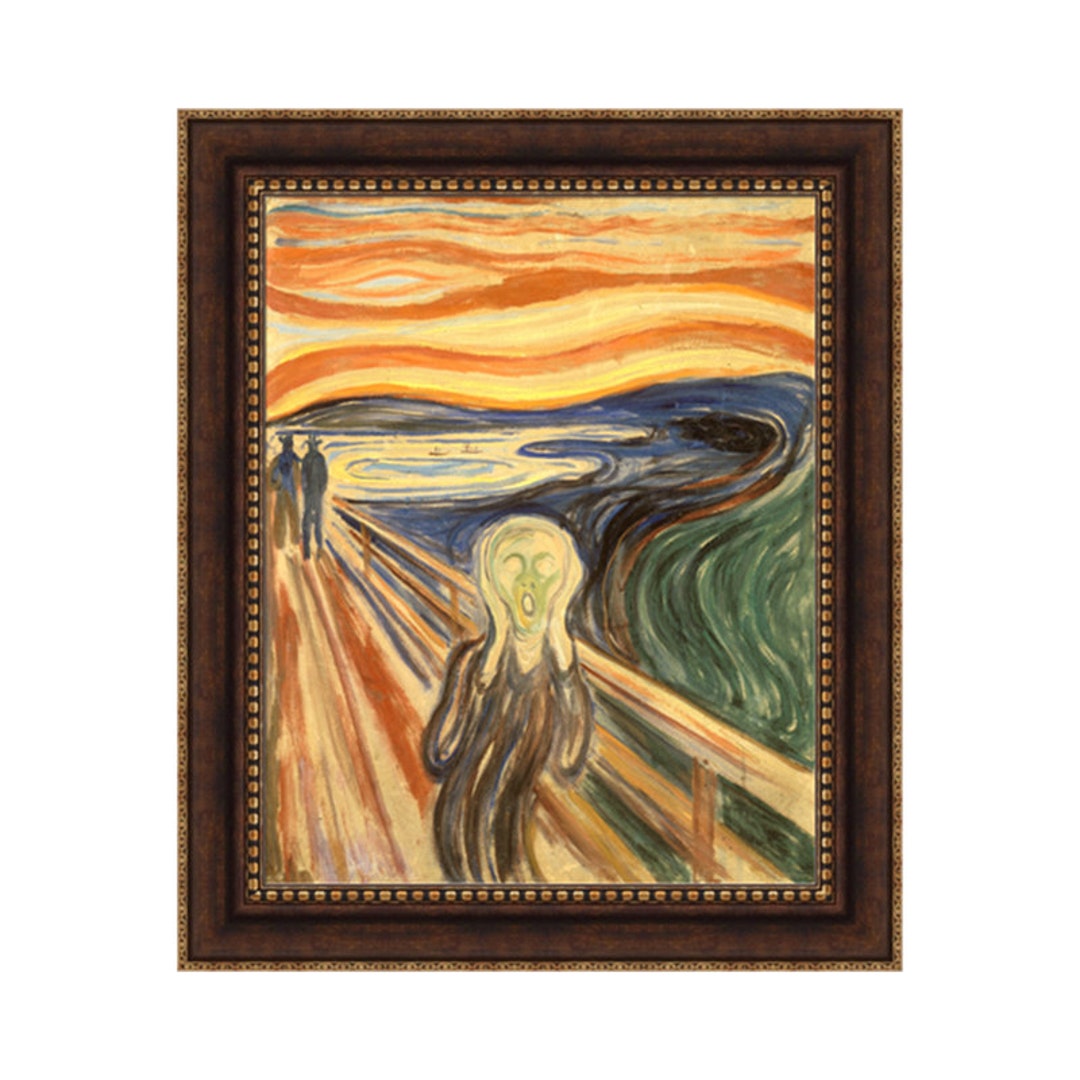 Edvard Munch "the Scream" Framed Canvas Giclee Print (MD804-80 Bronze W ...