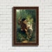 Pierre Auguste Cot spring Time Framed Canvas Giclee Print MD804-80 ...