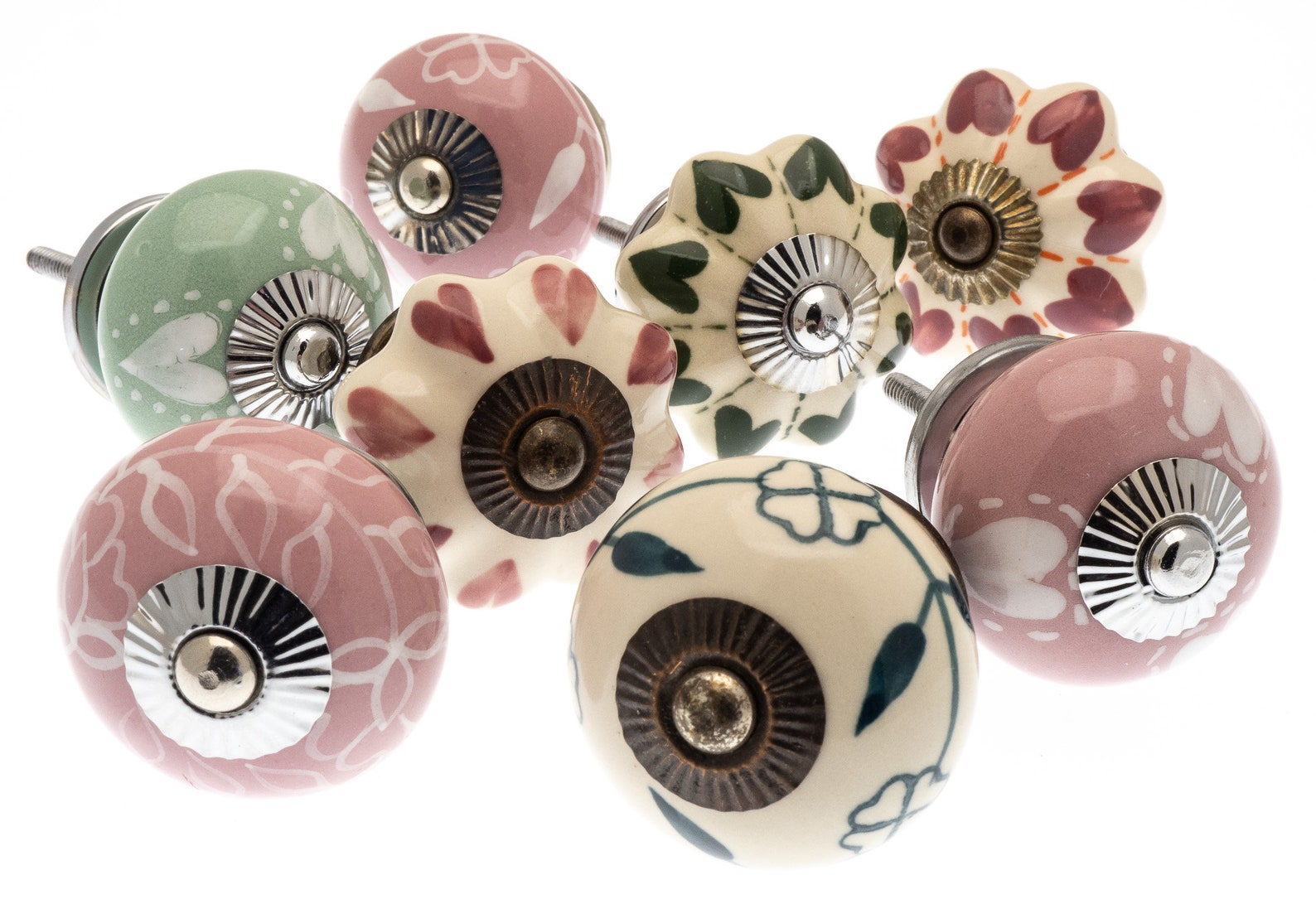 Ceramic Door Knobs Exclusively Designed Hand Painted Pastel - Etsy UK