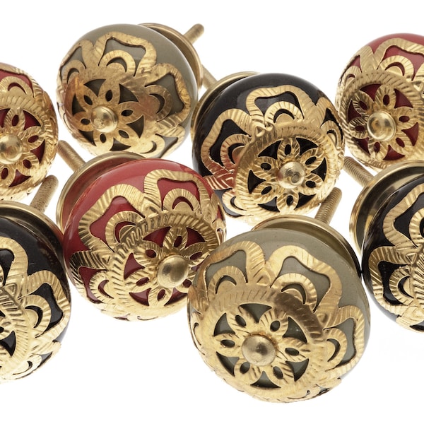 Red Knobs - Etsy
