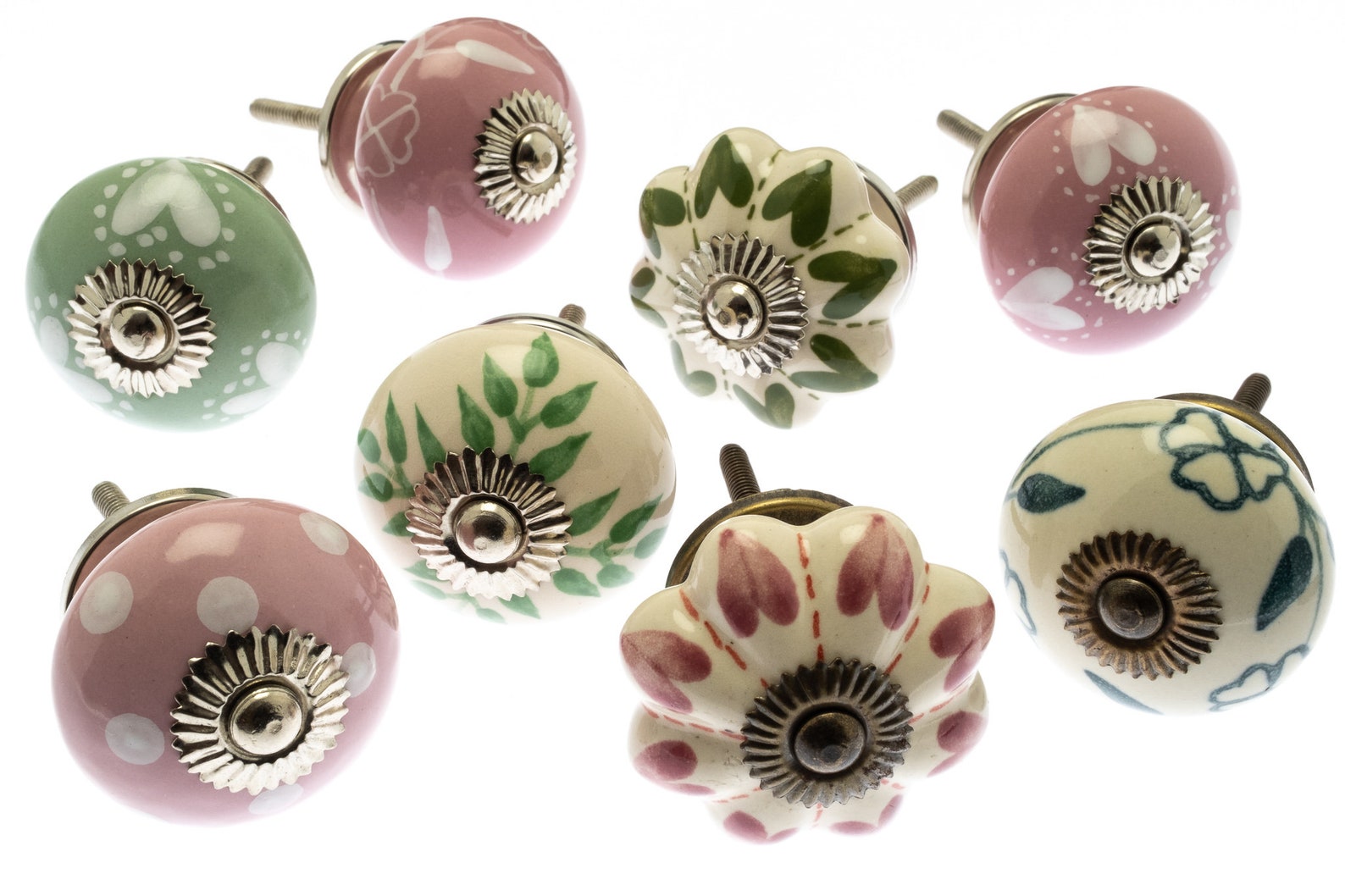 Ceramic Door Knobs Exclusively Designed Hand Painted Pastel | Etsy