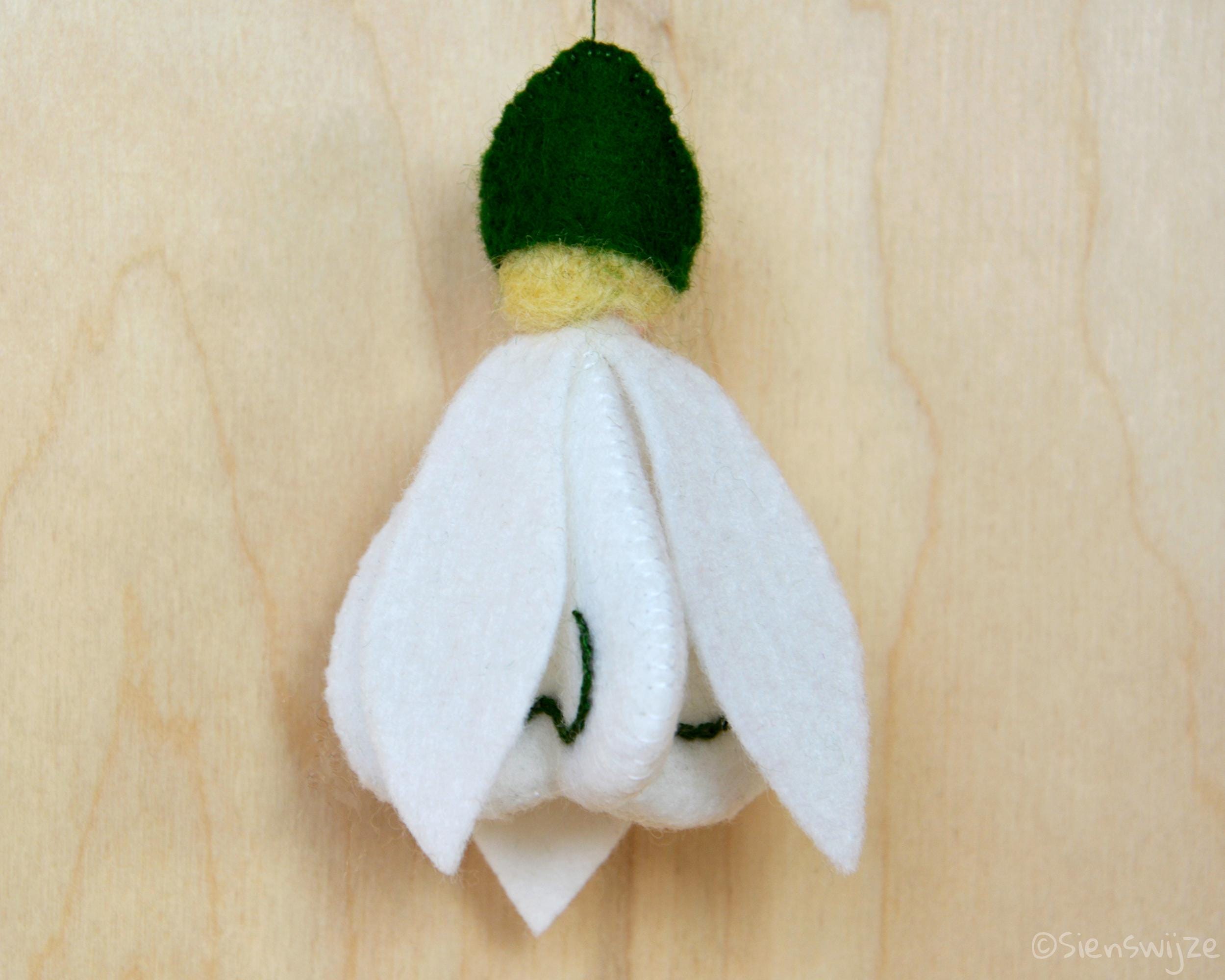 Flower Child Snowdrop Handmade Out of Wool Felt and Wool. Waldorf ...