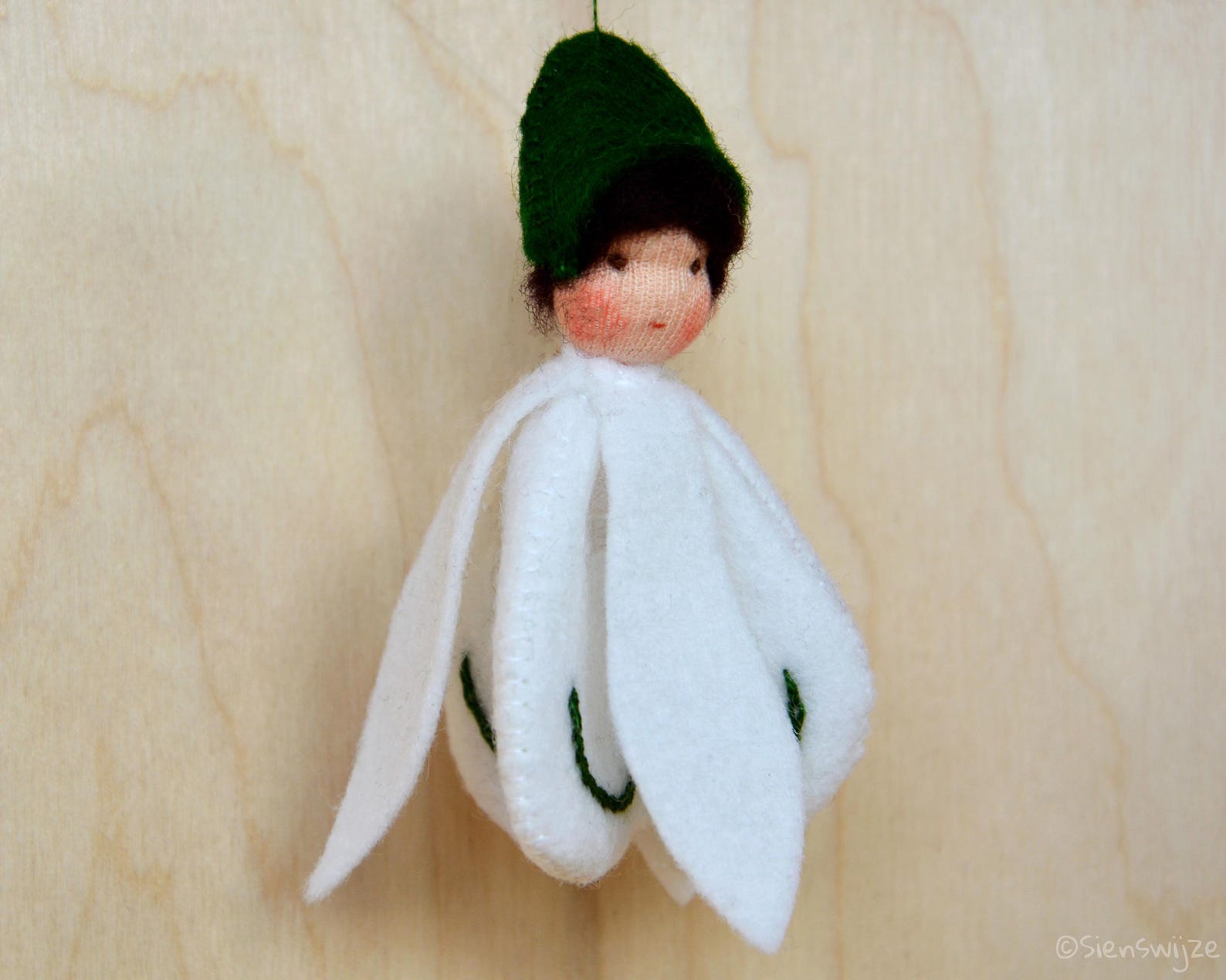 Flower Child Snowdrop Handmade Out of Wool Felt and Wool. Waldorf ...