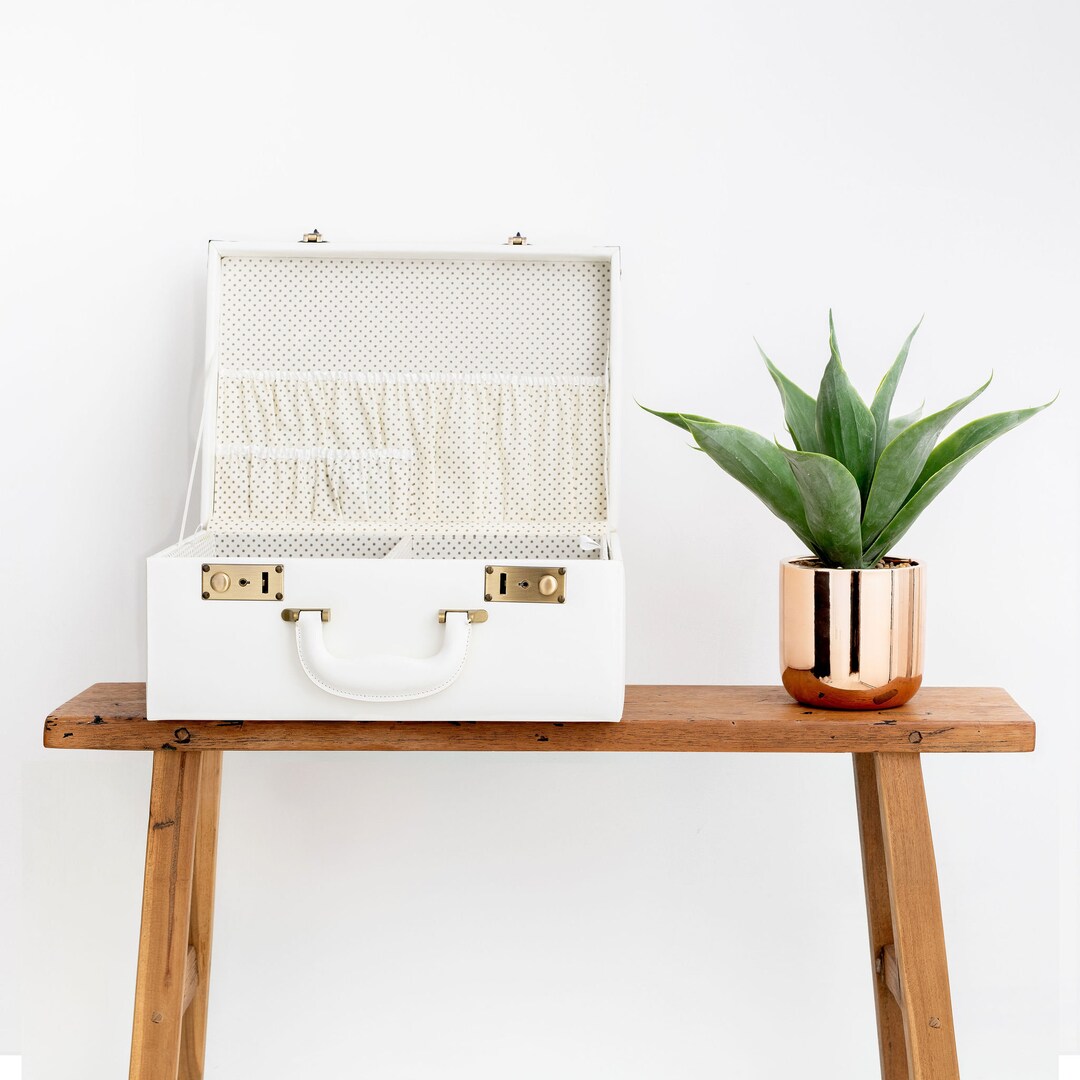 Personalized Baby Memory Box | Ivory White | Keepsake Box | New Baby ...