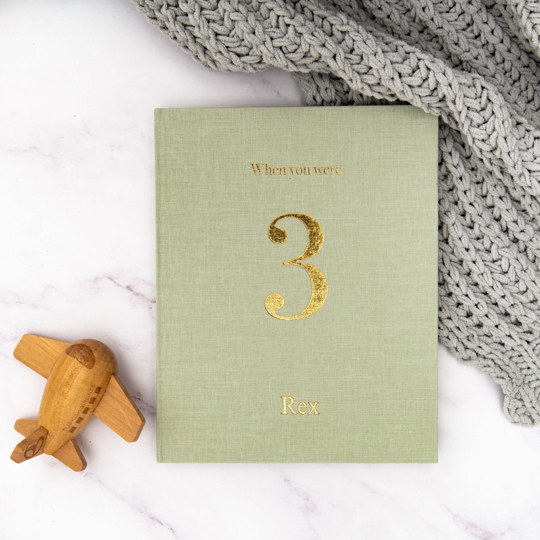 3rd Birthday Book, Childhood Record Book. When You Were 3 Memory Book ...