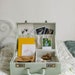 Large Keepsake Suitcase in Sage Green Personalised Memory - Etsy