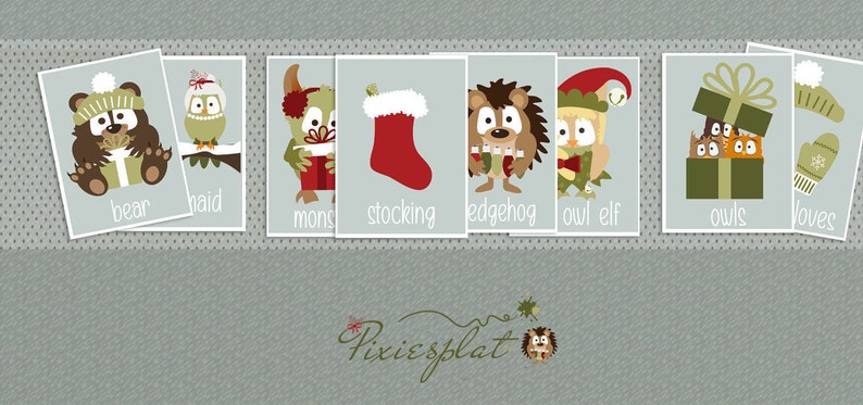 Christmas Memory Matching Old Maid Go Fish Printable Game - Etsy