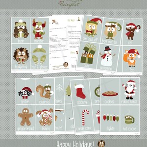 Christmas Memory Matching Old Maid Go Fish Printable Game - Etsy