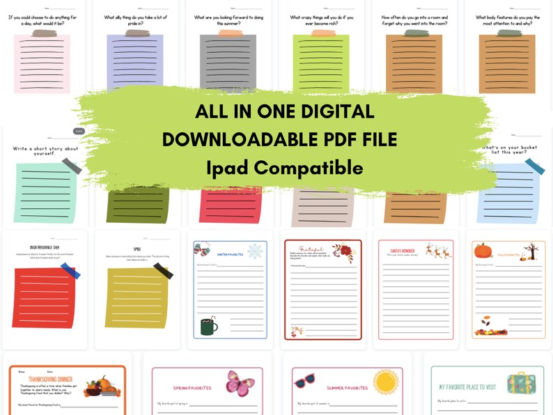 Digital Journal Prompts for Self-discovery and Personal Growth - Etsy