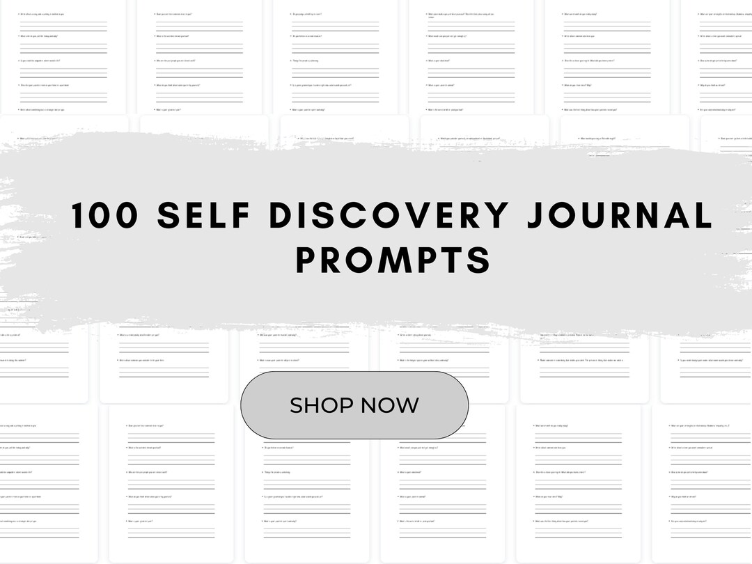 Digital and Printable Self Discovery Journal Writing Prompts - Etsy