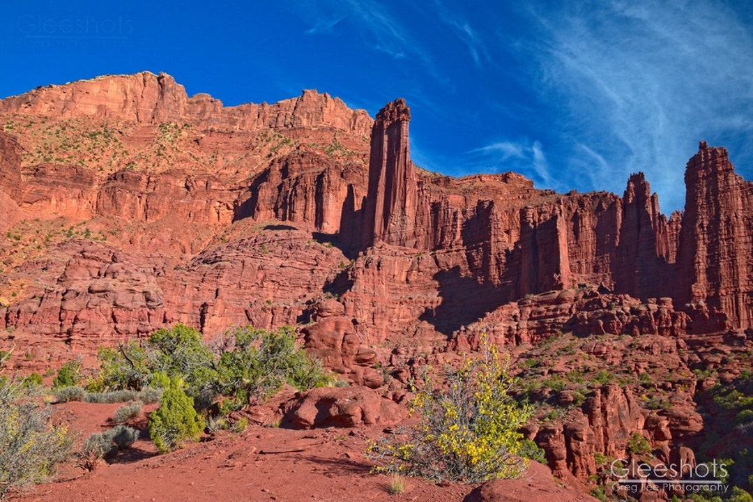 Fisher Towers Photo, Moab Utah Print, Southwest Wall Art, Scenic Byway ...