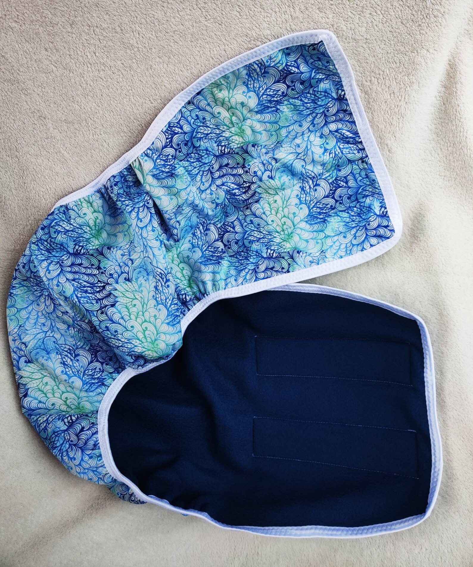 Castor Oil Pack Wrap Blue Feathers W Blue Fleece Inner Etsy castor-oil-pack-wrap-blue-feathers-w-blue-fleece-inner-etsy