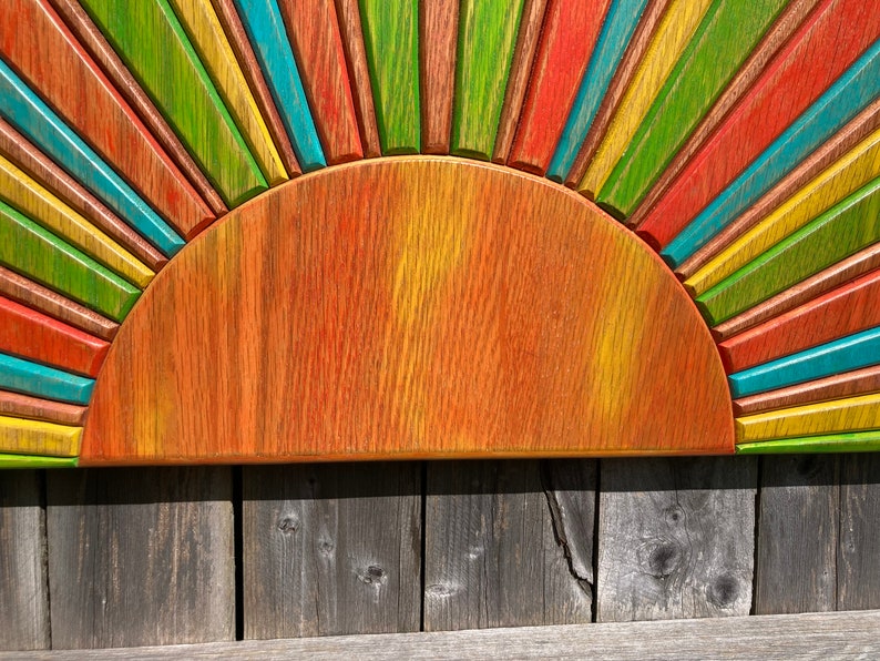 Dazzling Wooden Sunburst. Wood Wall Art. Sunrise. Home Decor. - Etsy
