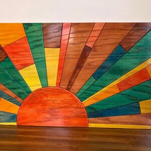 Beach Art, Coastal,wooden Sun, Wooden Wall Art, Decor, Wedding Gift ...