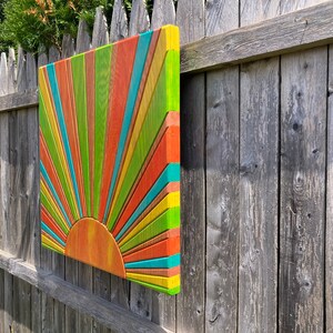 Dazzling Wooden Sunburst. Wood Wall Art. Sunrise. Home Decor. - Etsy