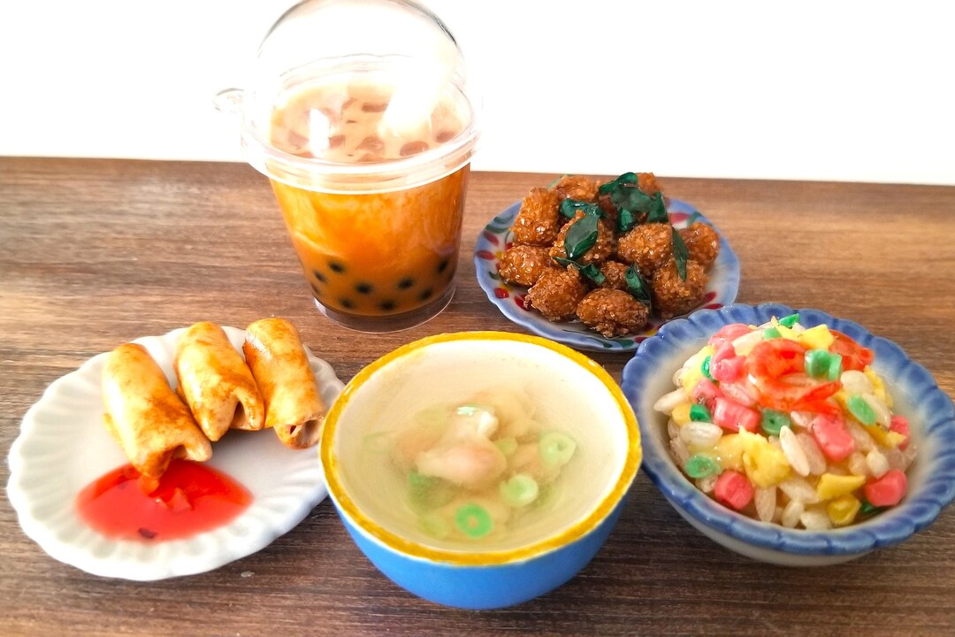 FREE Boba Tea With a Combo Set. Delicious Chinese Food Combo for BJD ...
