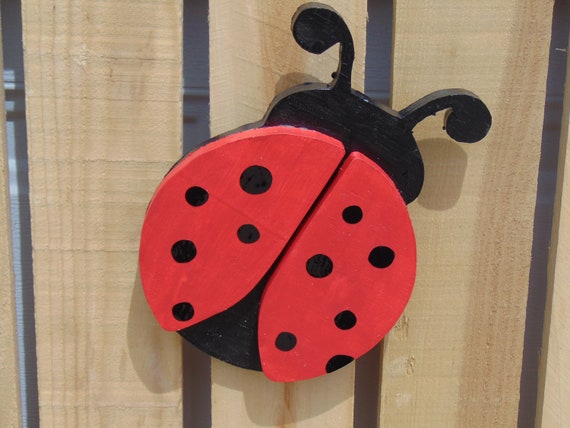 Lady Bugs. Wooden Lady Bugs. Lady Bug Garden Decor Gift Ideas - Etsy