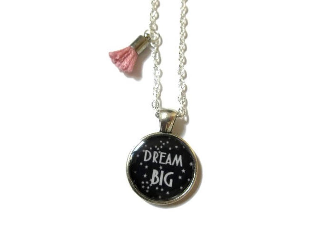 DREAM BIG NECKLACE Inspirational Jewelry Dream Big Jewelry Follow Your ...