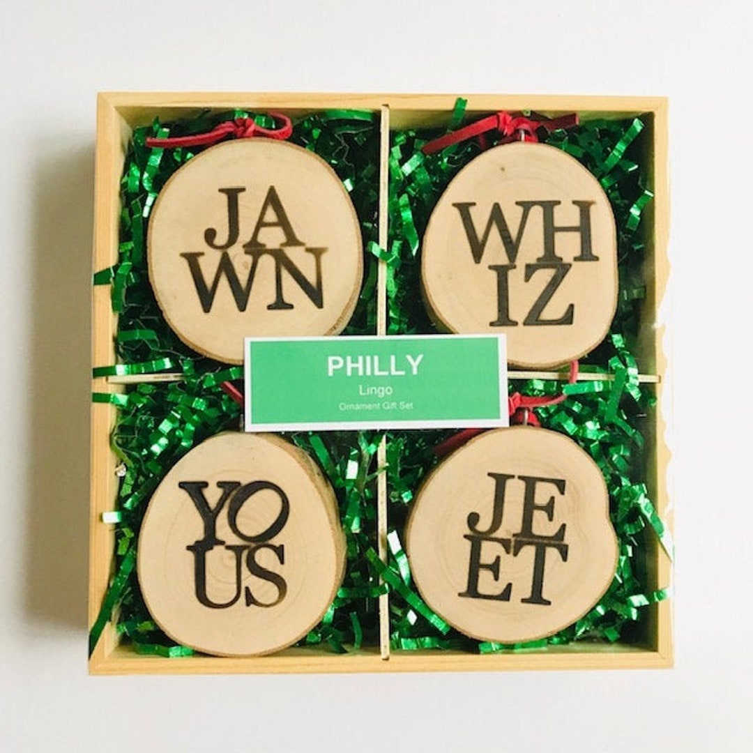 PHILLY Lingo Ornament Gift Set - Etsy