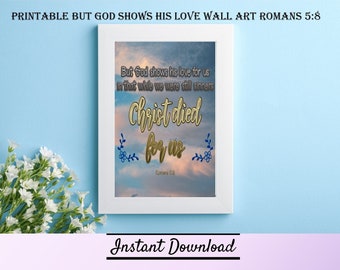 Bible Verse Wall Art / Be Devoted to One Another in LOVE / - Etsy