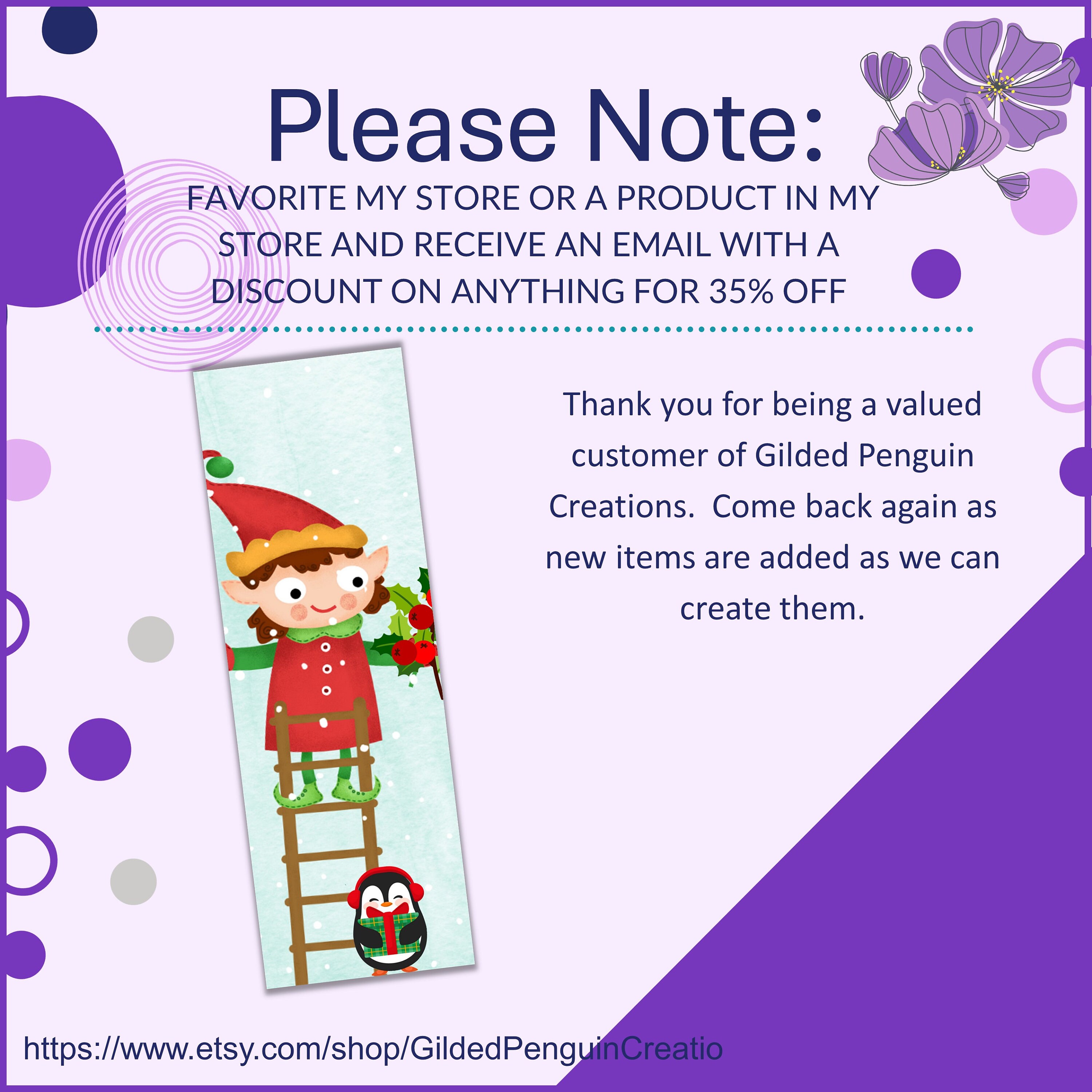 Christmas Elves Printable Bookmarks Set of 4 2x6 Santa With Gifts ...