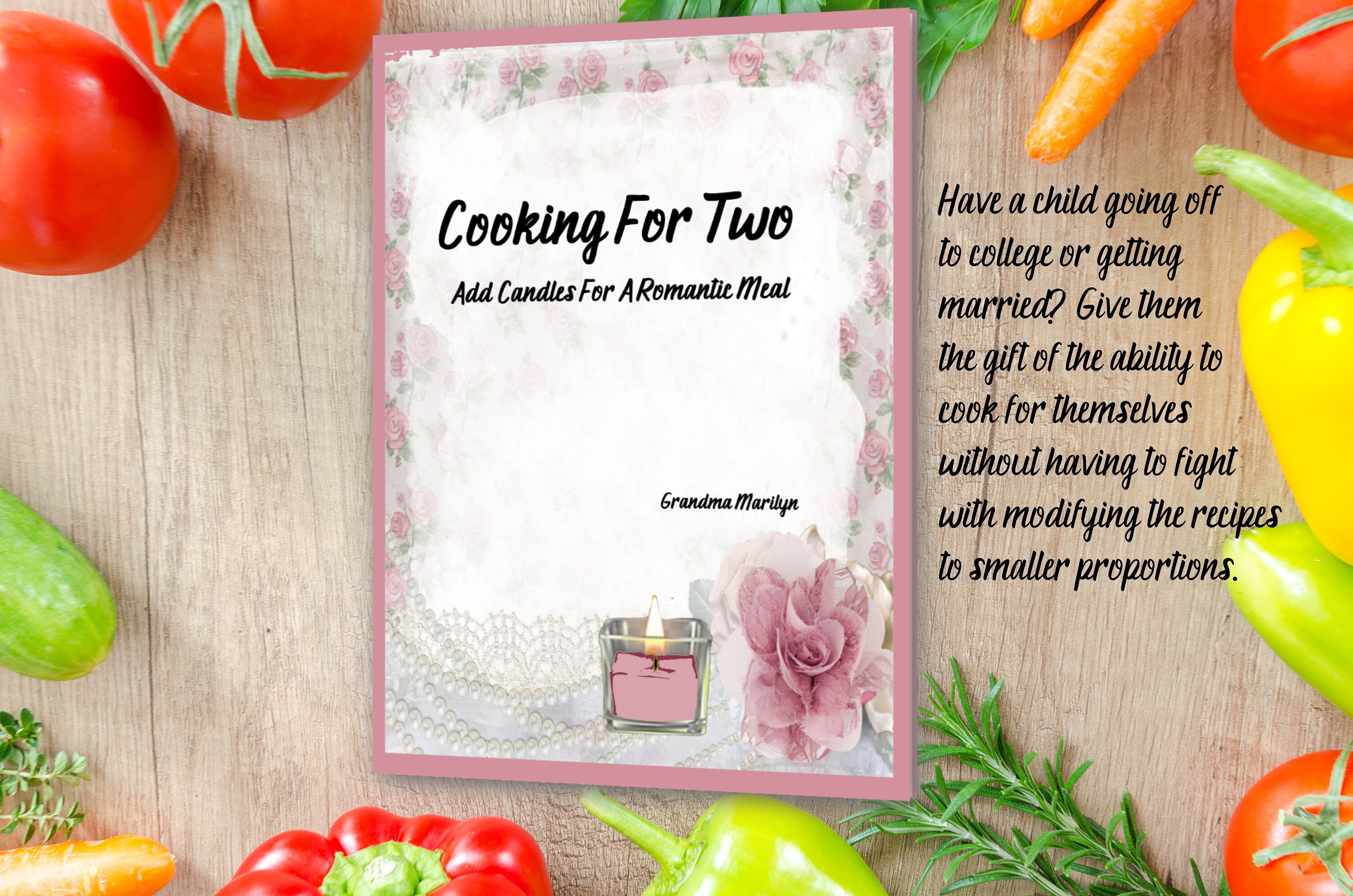 Cooking for Two Cookbook Vol 1 Add Candles for A Romantic Meal ...