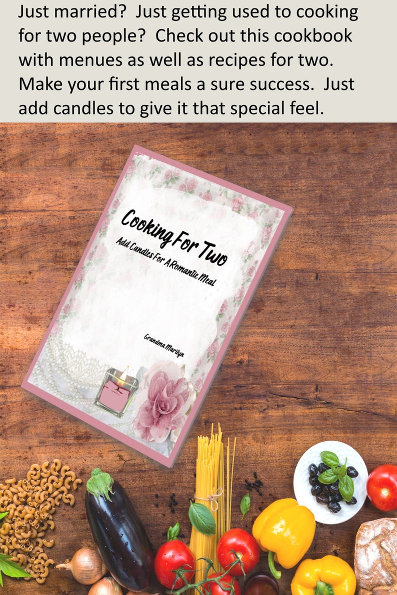 Cooking for Two Cookbook Vol 1 Add Candles for A Romantic Meal ...