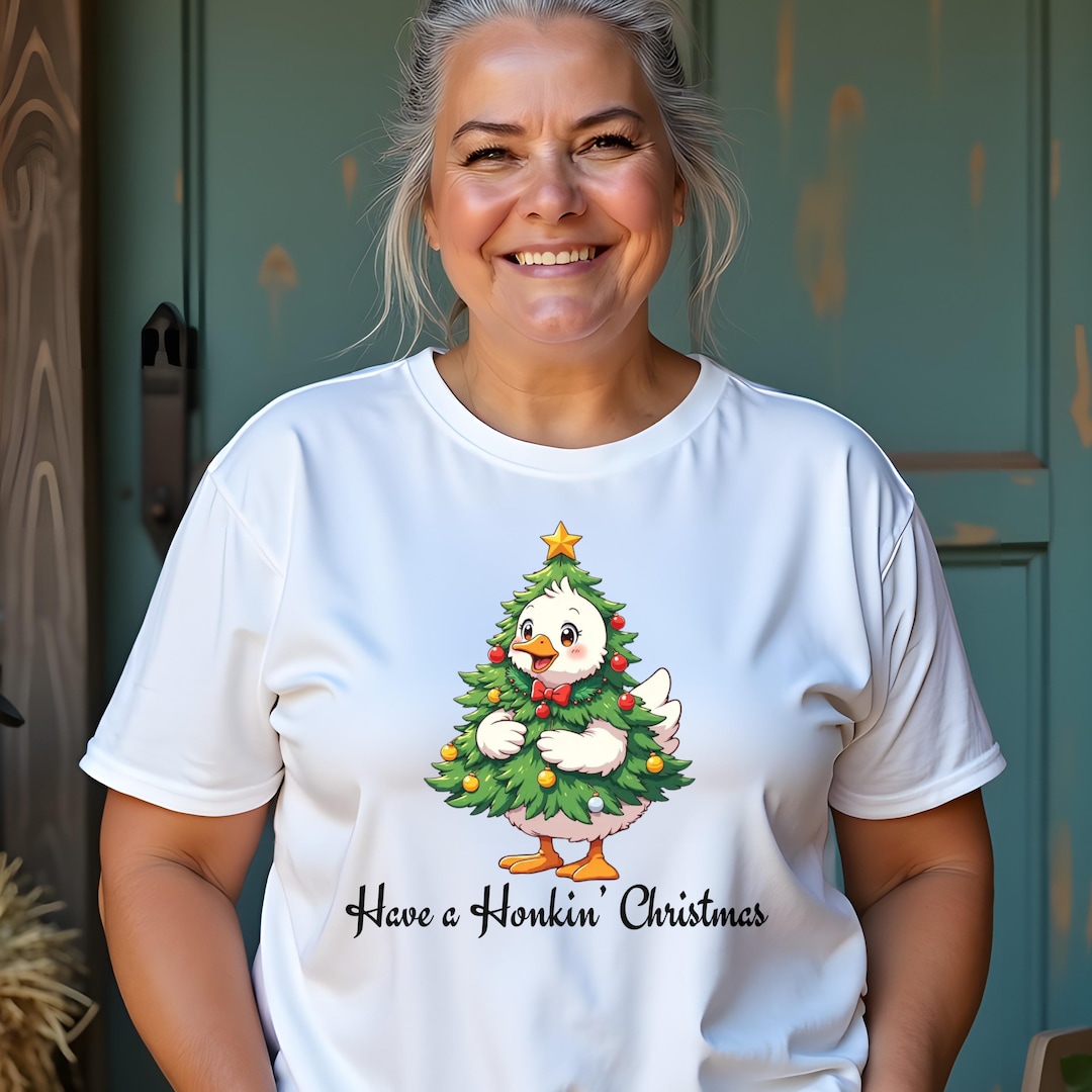 Goose Christmas Tree PNG, Honkin Christmas Digital Download, Holiday ...