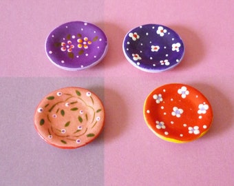 Set of 4 mini plates | Etsy