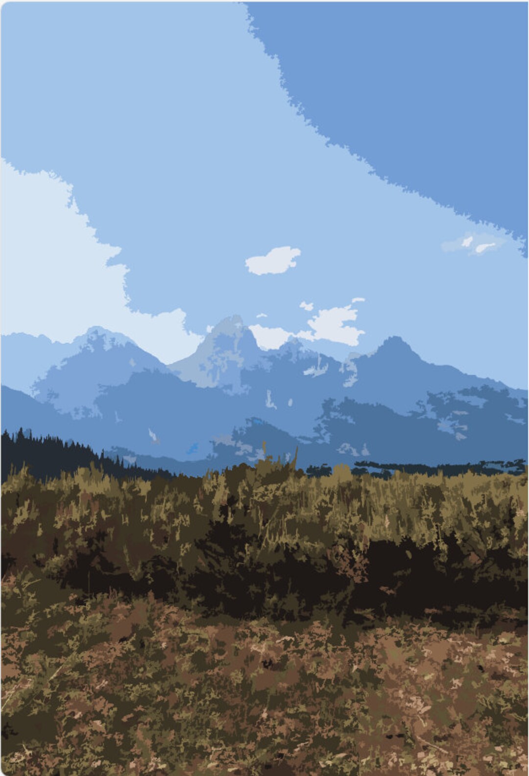 Grand Teton National Park Tranquil Scene, Vertical Angle, Road, Scenery ...