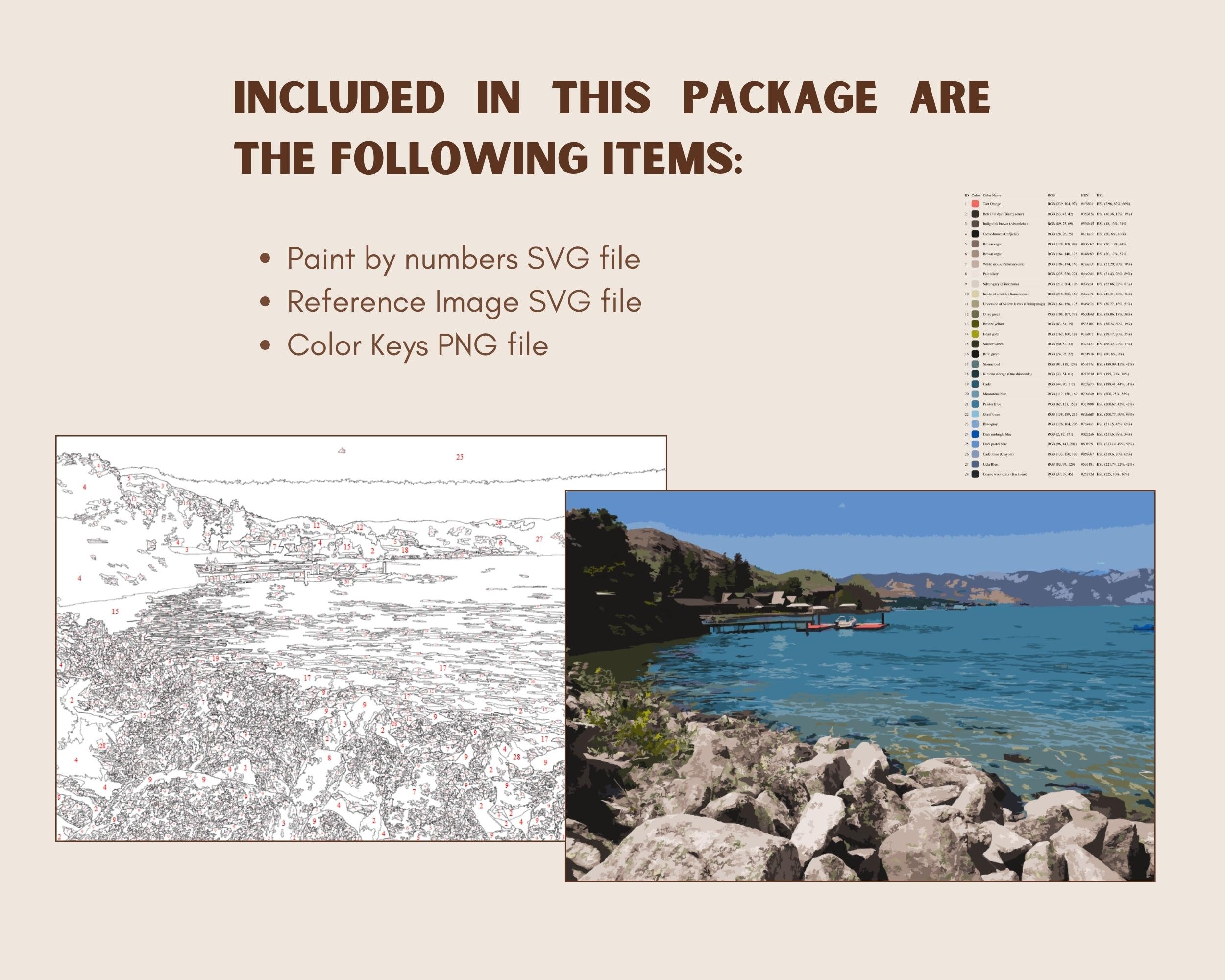 Rocky Shoreline at Lake Chelan, Washington, Waterfront, Scenery ...