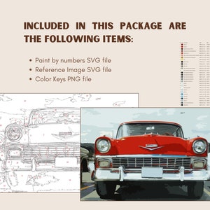 Red Chevy Antique Car With Retro Styling and Luxury Appeal, Vehicle ...