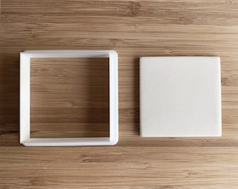 Rounded Square Cookie Cutter From Mini to Large Round Corners Polymer ...