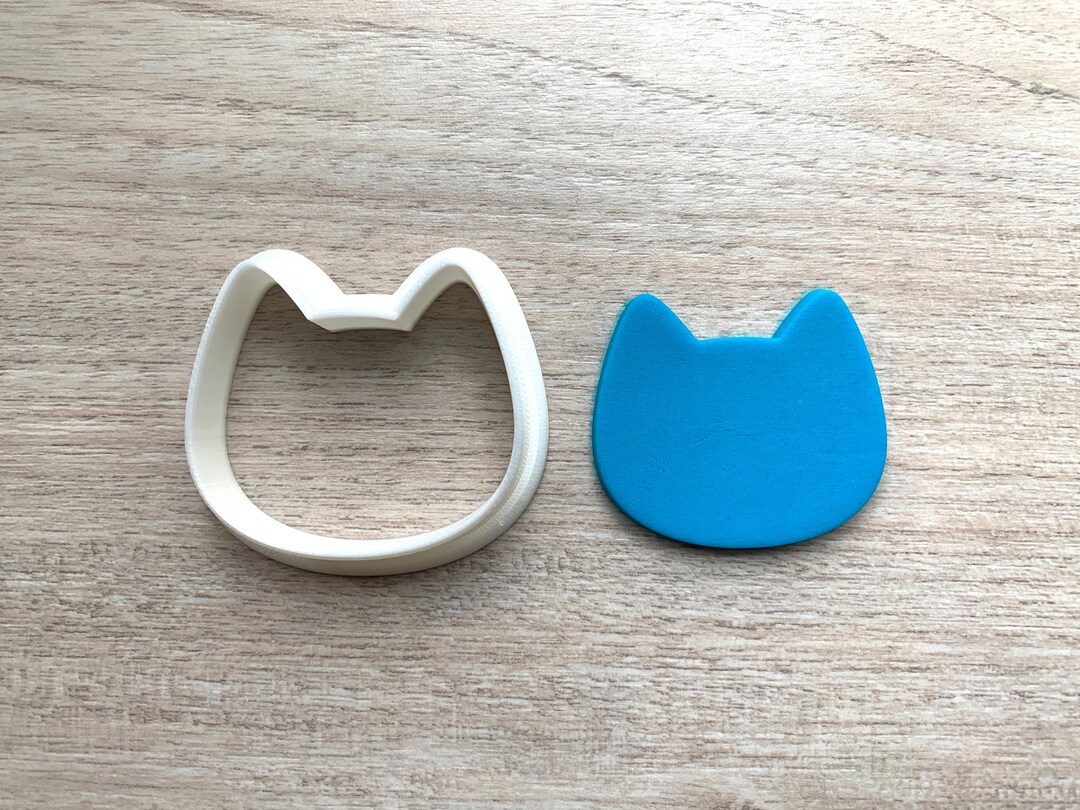 Kitten Head Cookie Cutter Cute Cat Face Fondant Cutter Cupcake Cake ...