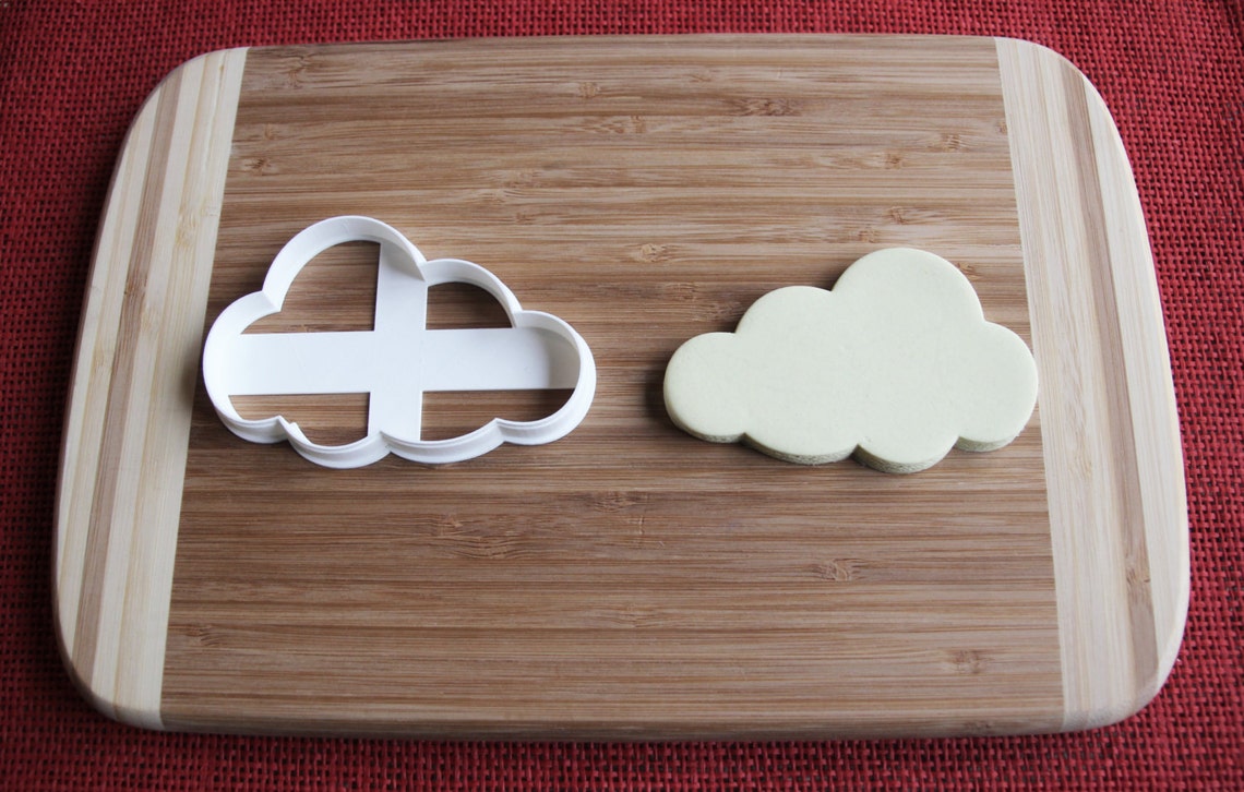 Cloud Cookie Cutter Biscuit Stamp Cake Topper Fondant Cutter - Etsy
