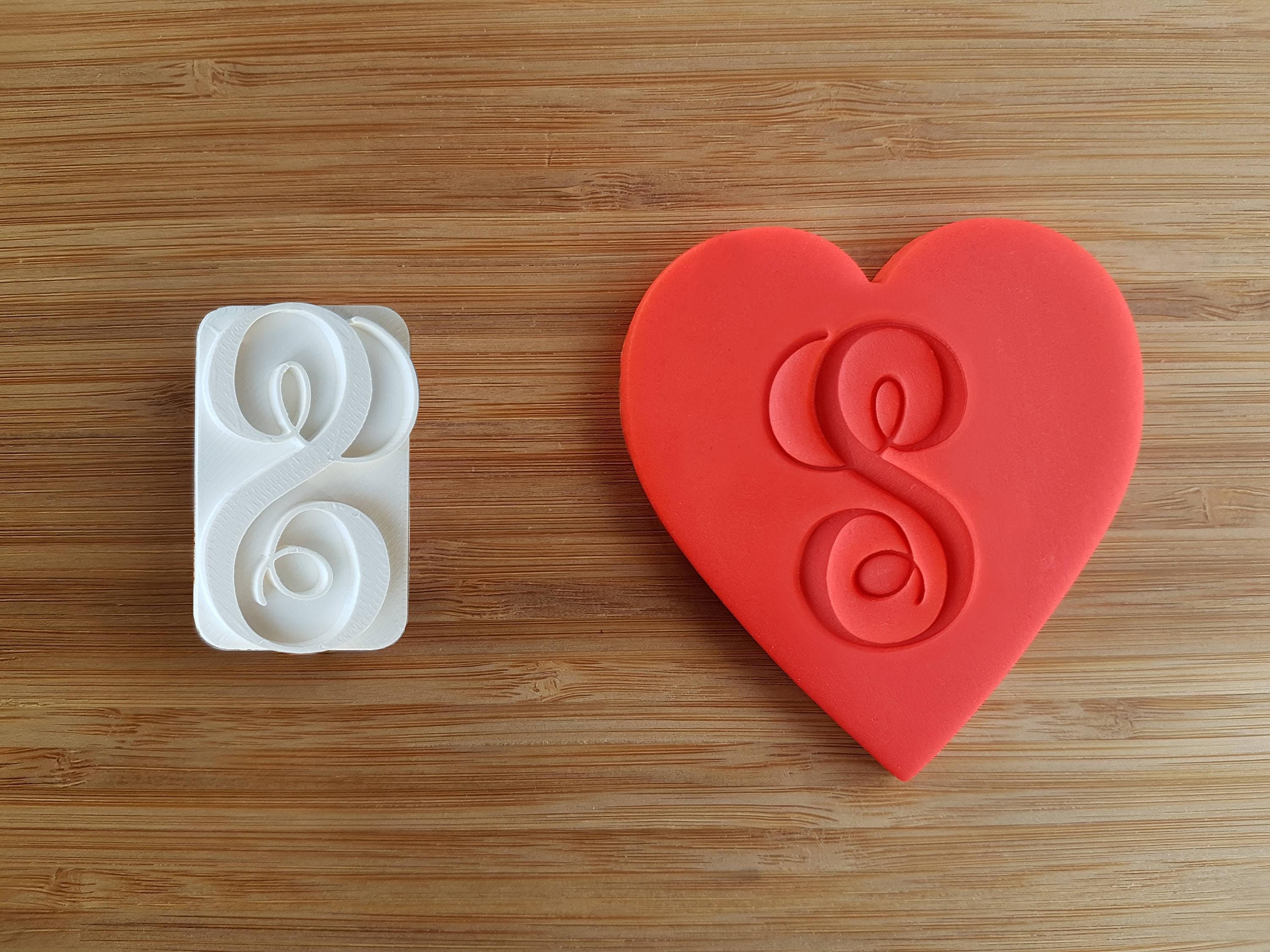 Monogram Single Letter Cookie Stamp Fondant Embosser - Etsy