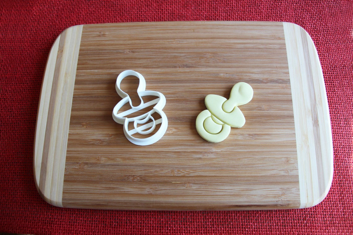 Baby Pacifier Cookie Cutter Baby Shower Cake Topper Fondant Cutter ...