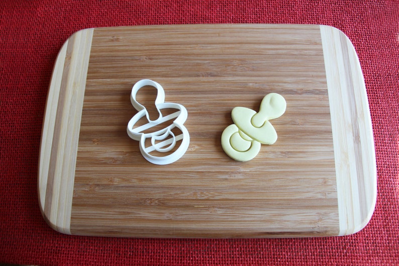 Baby Pacifier Cookie Cutter Baby Shower Cake Topper Fondant - Etsy