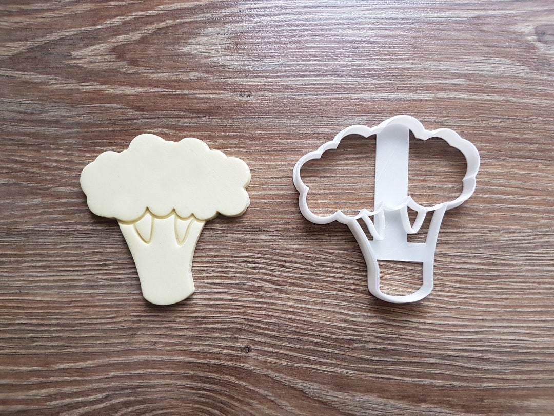 Broccoli Cookie Cutter Cake Topper Fondant Cutter Cupcake Topper - Etsy
