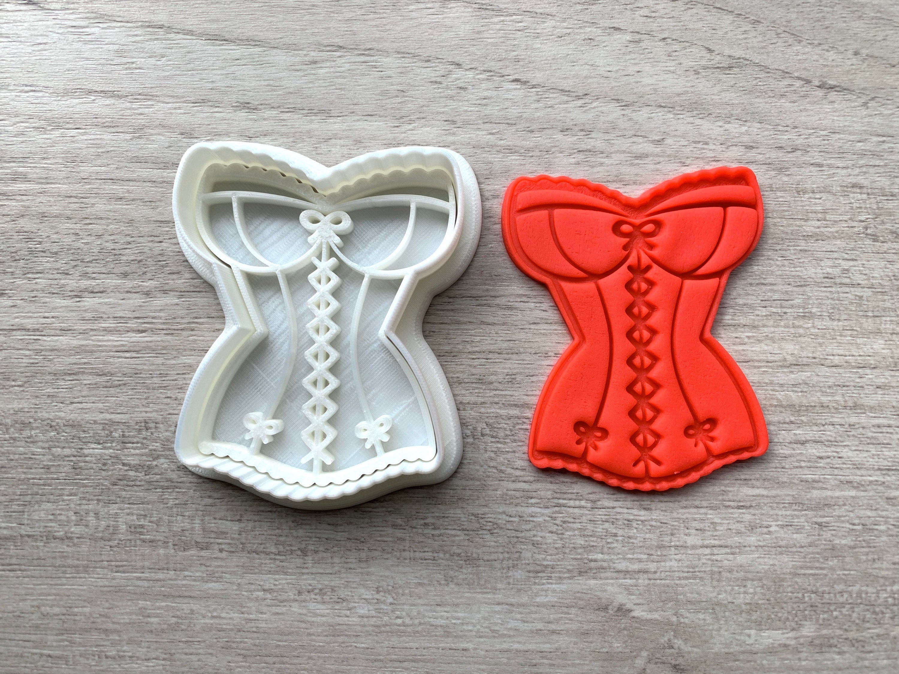 Craft Supplies & Tools Food & Fermenting Baking Lingerie Corset Cookie ...