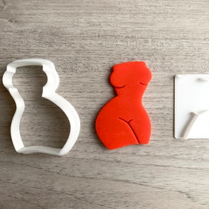 Female Body Cookie Cutter and Stamp Fondant Cutter - Etsy