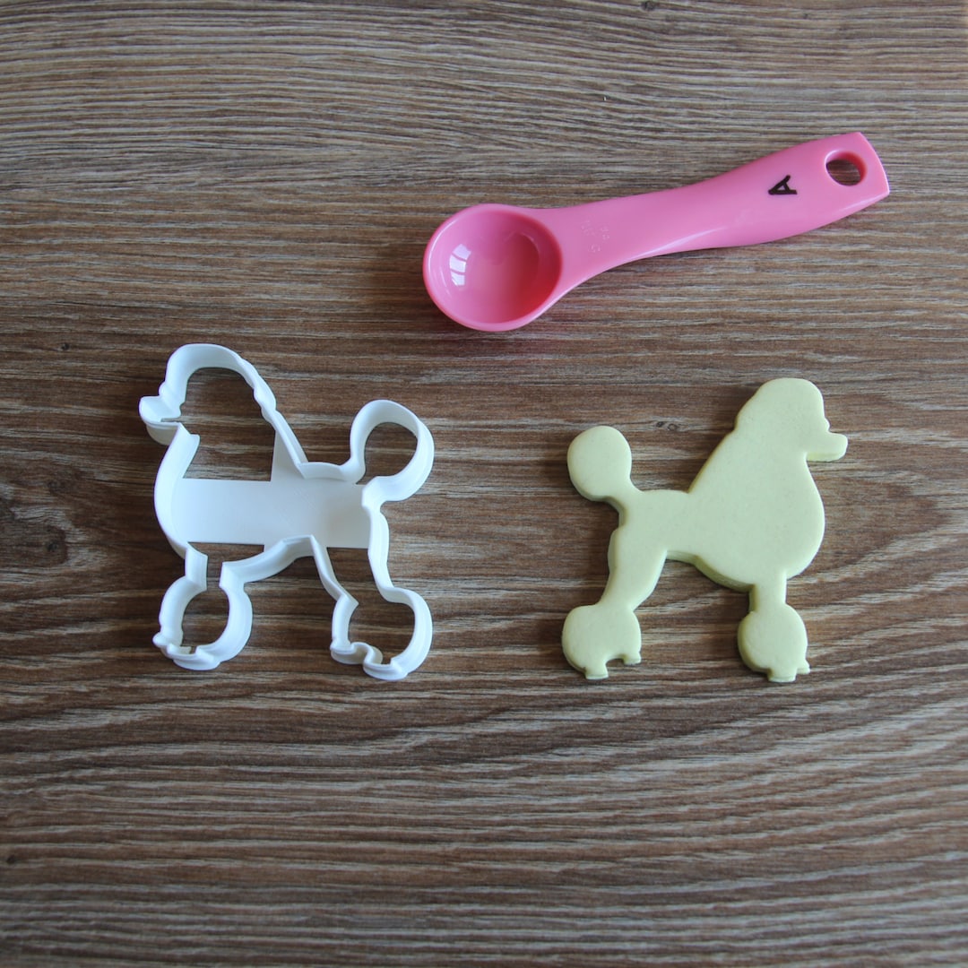 Poodle Cookie Cutter, Dog Breed Treat Cutter - Etsy