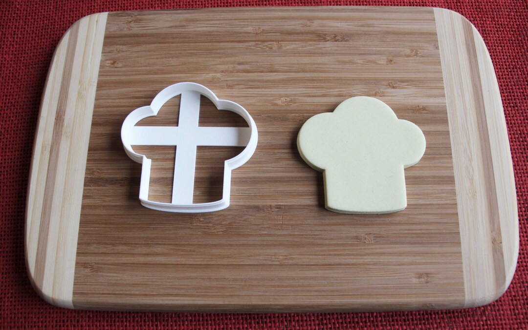 Chef Hat Cookie Cutter Biscuit Stamp Cake Topper Fondant Cutter Cupcake ...