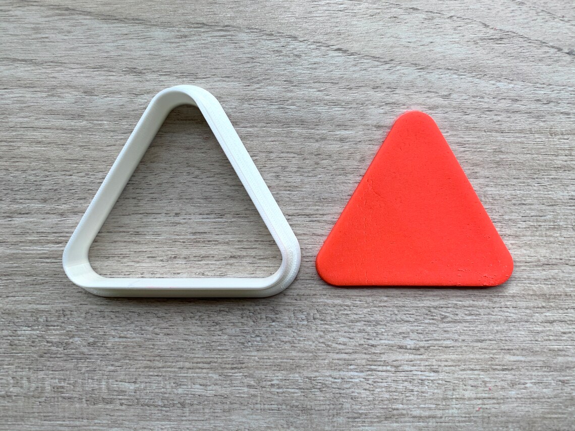 Rounded Triangle Cookie Cutter Fondant Cutter - Etsy