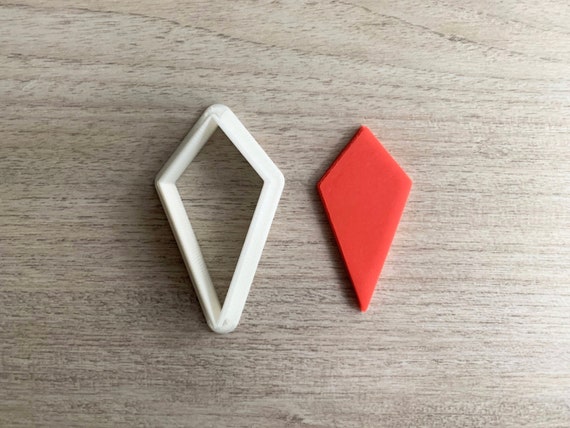 Kite Narrow Cookie Cutter Fondant Cutter | Etsy